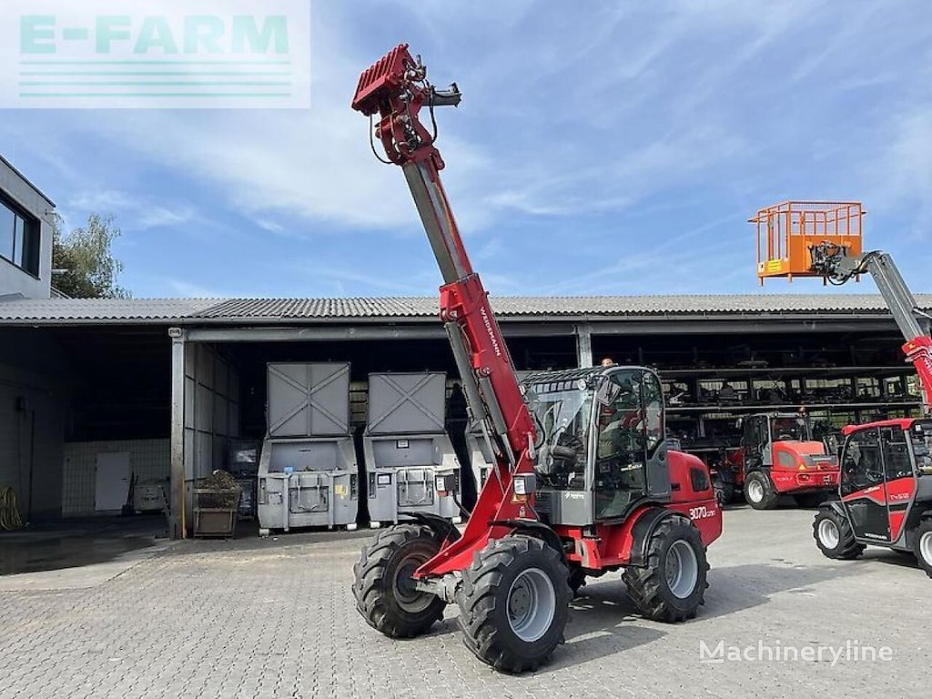 Weidemann 3070cx80 teleradlader 30km/h prednji utovarivač