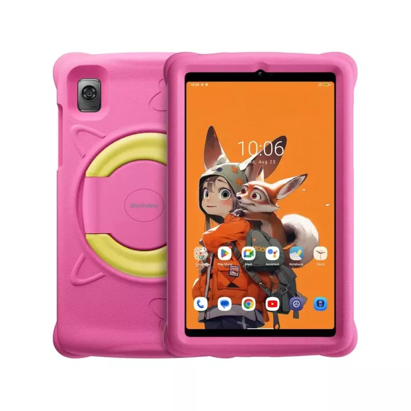 Tablet 8.68 Blackview Tab 60 kids 4G LTE 800×1340 HD IPS/4GB/128GB/8MP-5MP/Android 13/pink