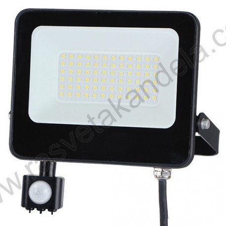 LED reflektor sa senzorom SMD ECO LED M490050-RLS-C5 50W 6500K crni