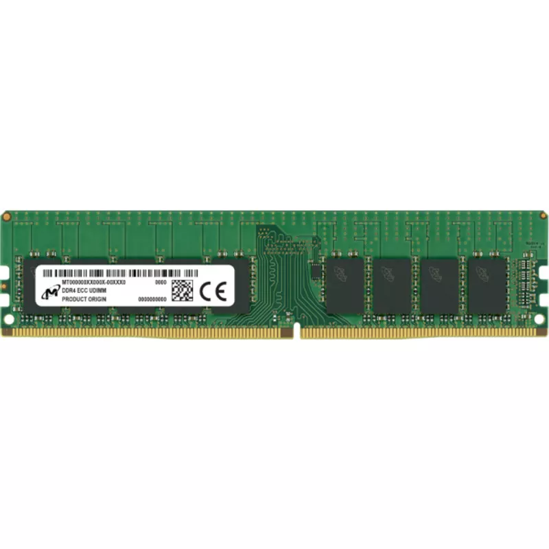 RAM DDR4 ECC UDIMM Micron 8GB 3200MHz MTA9ASF1G72AZ-3G2E2ZI Bulk