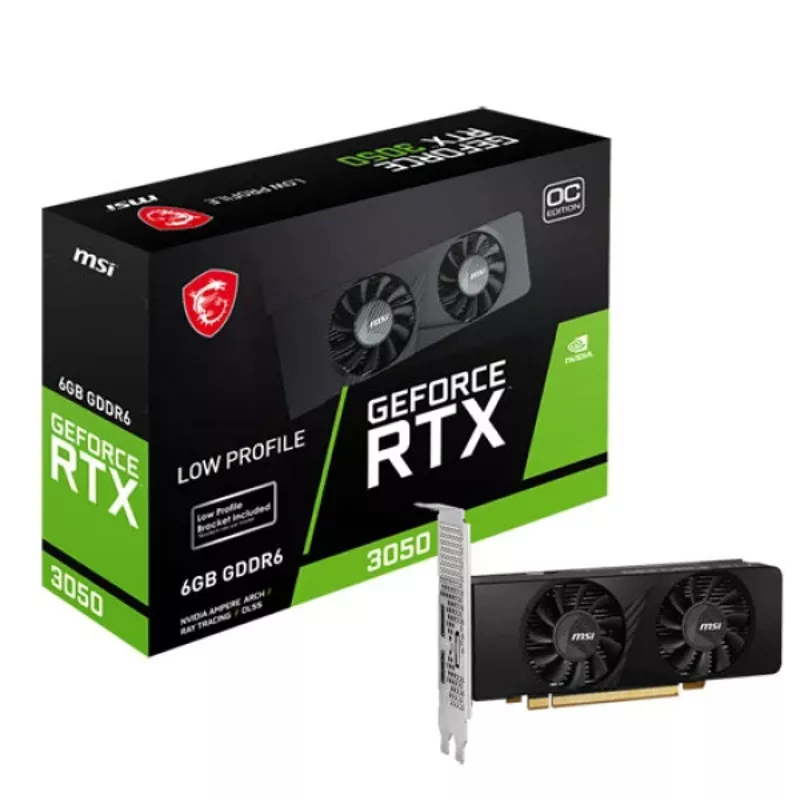 SVGA MSI RTX3050 LP 6G OC DDR6 V812-023R