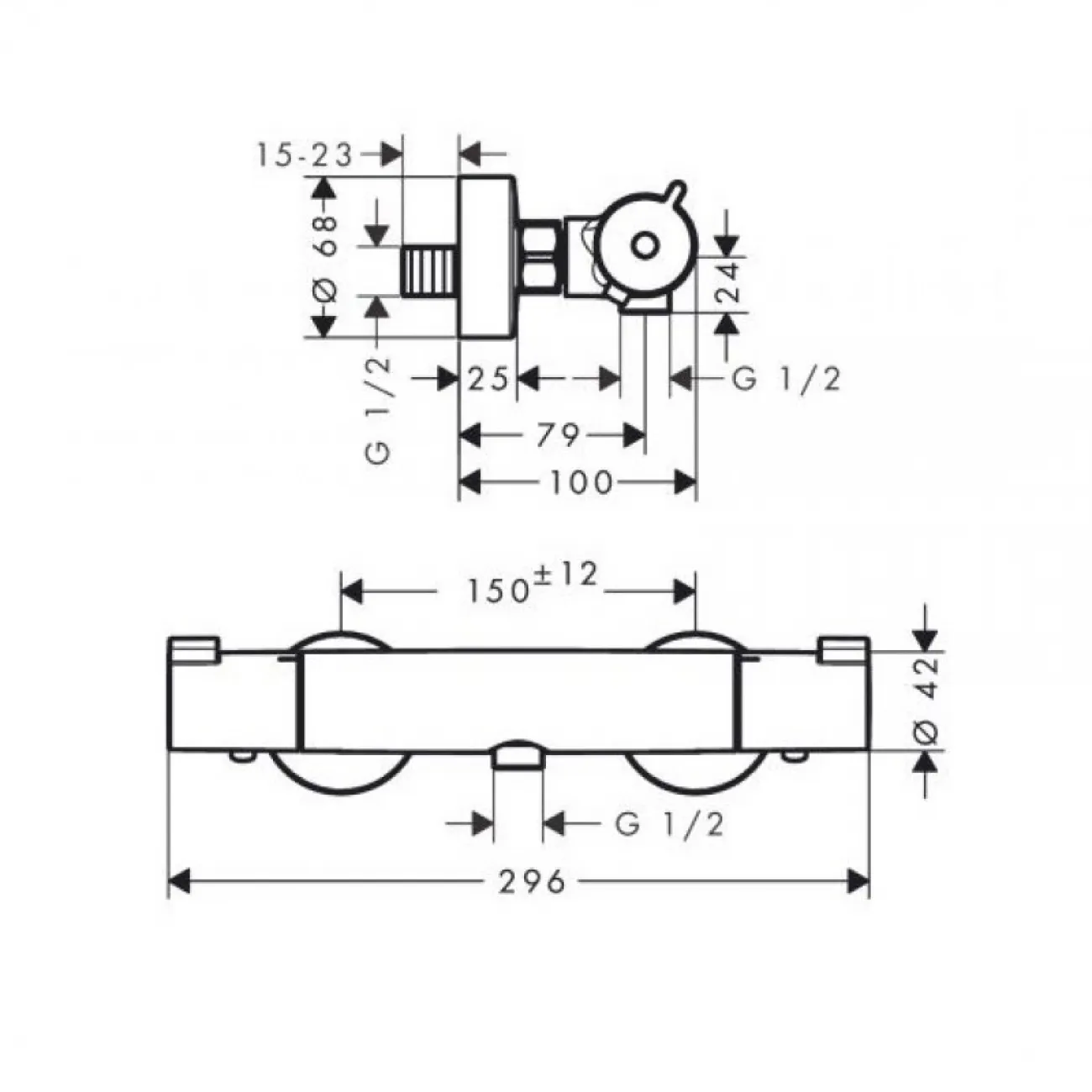 HG ECOSTAT 1001 CL SLAVINA ZA TUŠ KADU