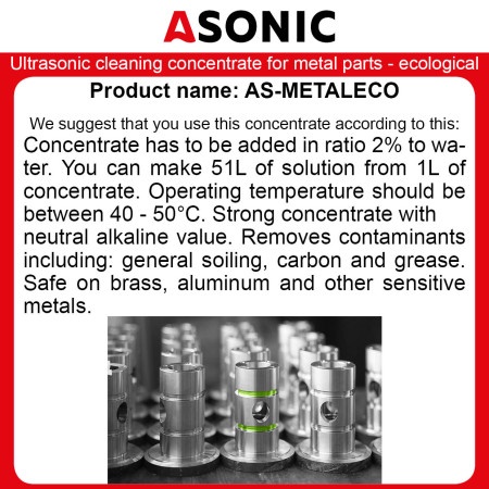 ASonic as-metaleco-1 koncentrat za čišćenje za ultrazvučne kade ( u10161 )