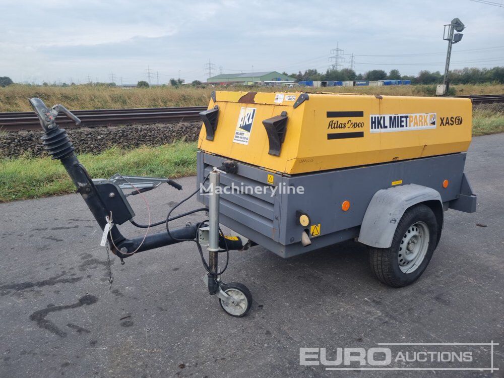 Prodaje se Atlas Copco XAS67DD 130CFM mobilni kompresor na aukciji