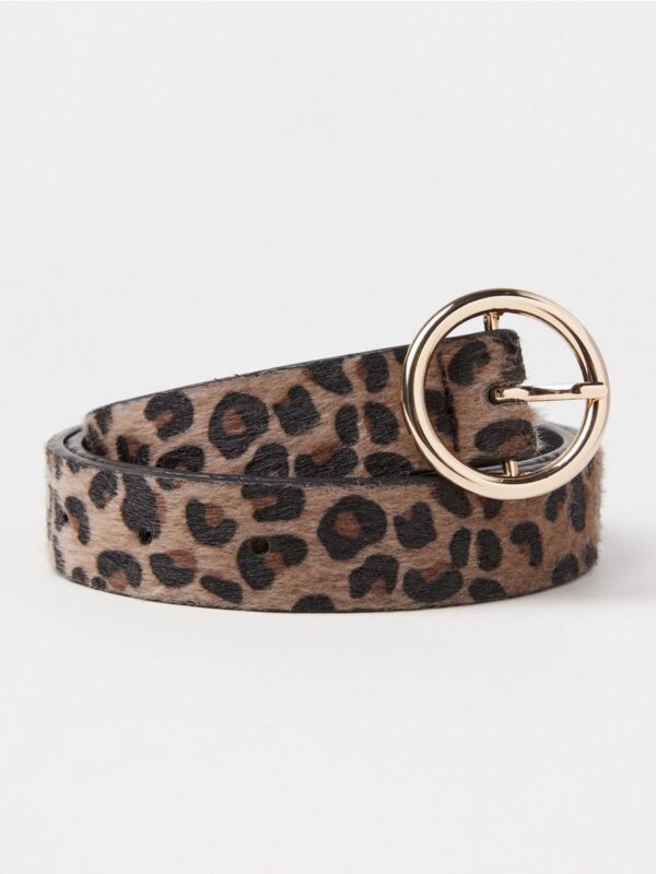 Kaiš – Belt with leopard print