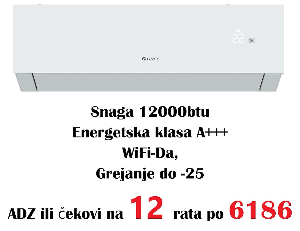 GREE Klima uredjaj Comfort Clivia inverter 12000btu