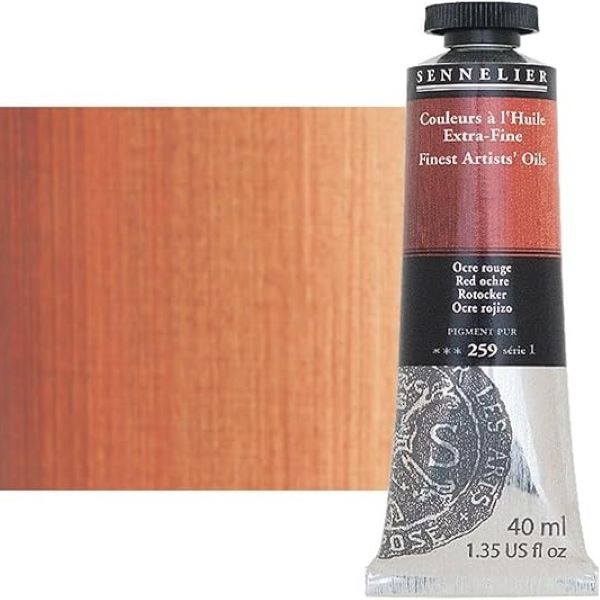 Sennelier Extra-fine Oil colour Tube 40 ml - 1,35 fl oz S1 - Red ochre