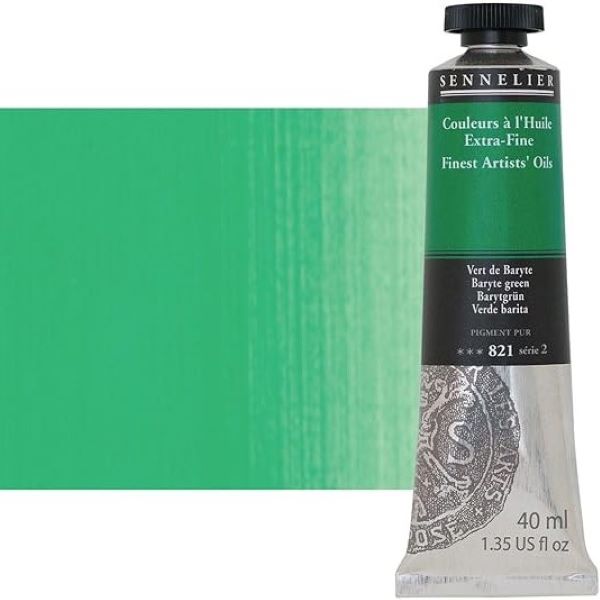 Sennelier Extra-fine Oil colour Tube 40 ml - 1,35 fl oz S2 - Baryte green