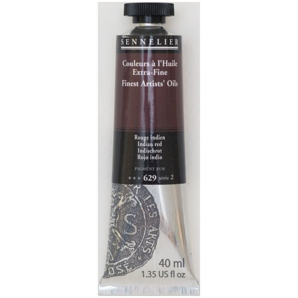 Sennelier Extra-fine Oil colour Tube 40 ml - 1,35 fl oz S2 - Indian red