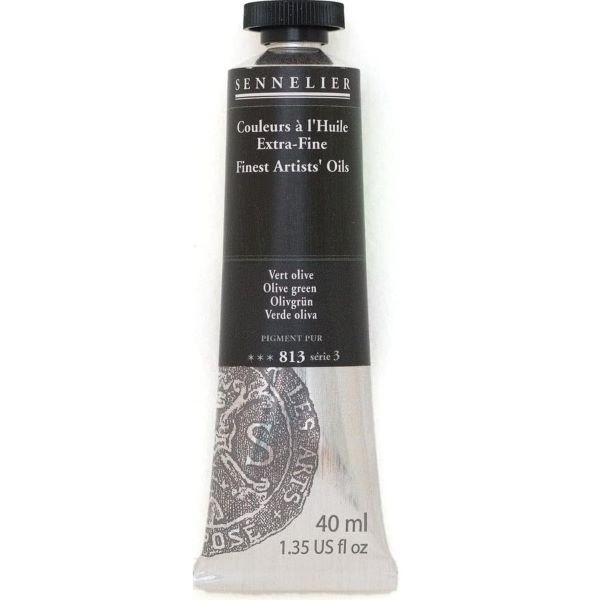 Sennelier Extra-fine Oil colour Tube 40 ml - 1,35 fl oz S3 - Olive green