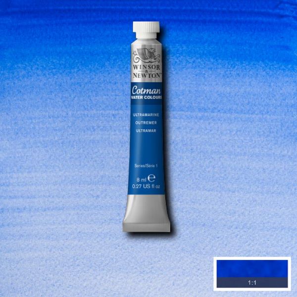 W&N Cotman WN CWC 8ML ULTRAMARINE ROW