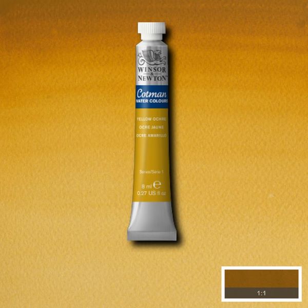 W&N Cotman WN CWC 8ML YELLOW OCHRE ROW