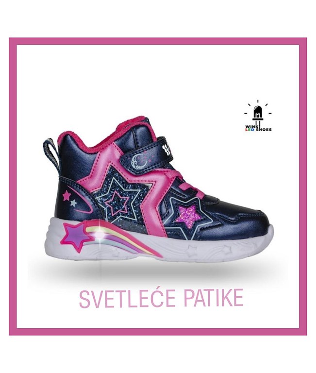 SVETLEĆE PATIKE - WINK / NAVY