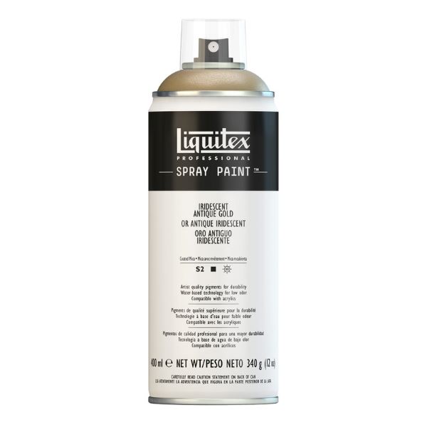 Liquitex LQX SPRAY 400ML IRIDESCENT ANTIQUE GOLD