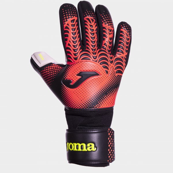 PREMIER GOALKEEPER GLOVES BLACK FLUOR CORAL 9