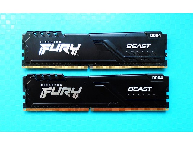 16GB (2x8) DDR4 3200Mhz Fury Beast Kit