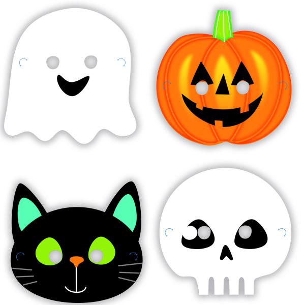 9911674
8 Masks Halloween Friends