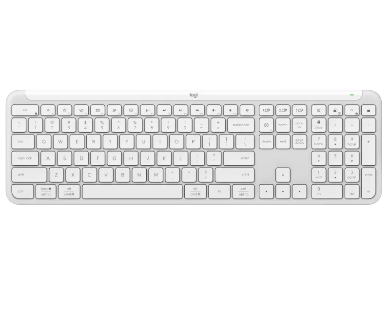 LOGITECH K950 Wireless White US tastatura bela