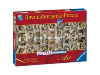 Ravensburger puzzle (slagalice)- Sikstinska kapela panorama RA15062