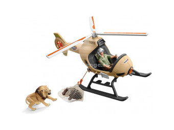 SCHLEICH Helikopter za spasavanje životinja 42476