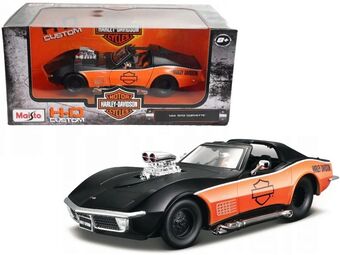 MAISTO Automobil 1:24 Harley-Davidson Custom 1970 Corvette 32193