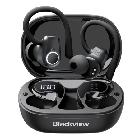 Blackview AirBuds 60 Black/BT 5.3/USB Type-C/IPX4 Bežične slušalice sa zakačkom za uši