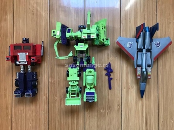 Transformers Devastator Optimus Prime Starscream G1