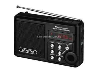 Radio SENCOR SRD 215 B USB/MP3 crni