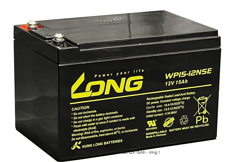 Baterija Long WP15-12NSE 12V 15Ah