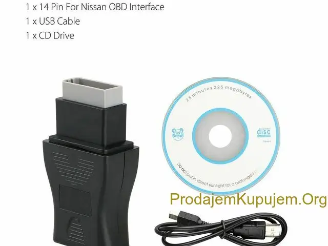 Nissan Consult Interface 14 pin USB Auto Dijagnostika