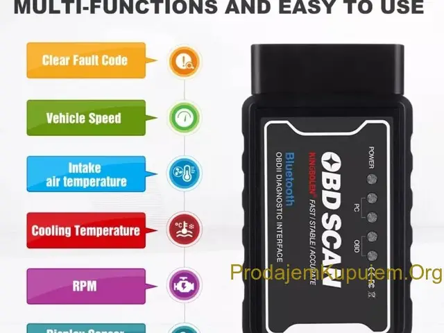 Bluetooth OBD SCAN Elm327 OBD2 PIC18F25K80 Čip Dijagnos