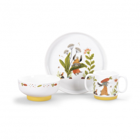 Porcelanski set – Trois Petits Lapins