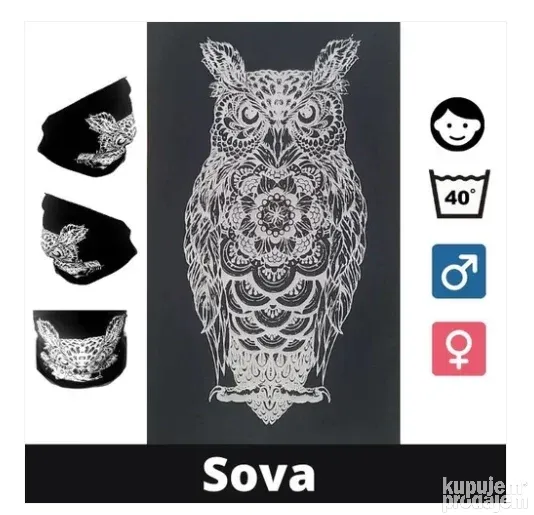 Bandan Maska Sova