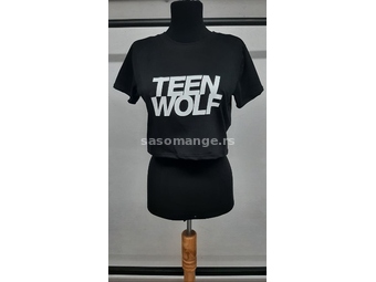 Majica crna croptop - TEEN WOLF