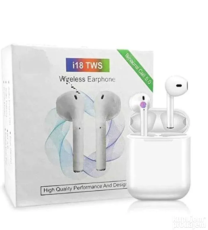 Bluetooth apple slušalice I18 TWS