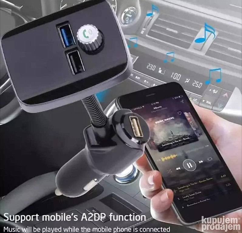 Bluetooth transmiter za auto FM player M3 plus