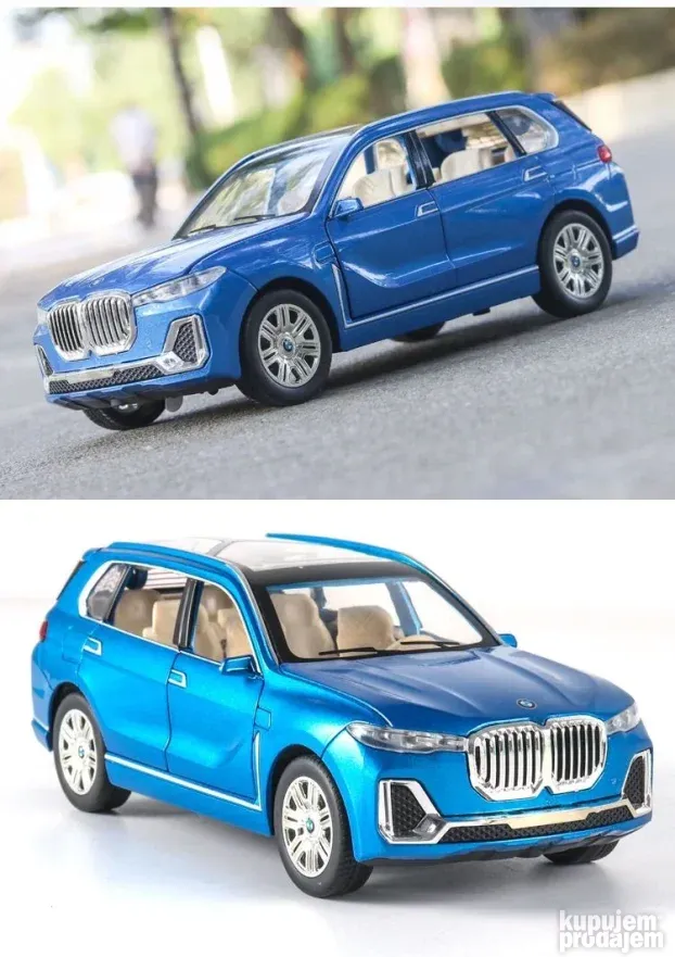 Bmw X7 1/24 Plavi