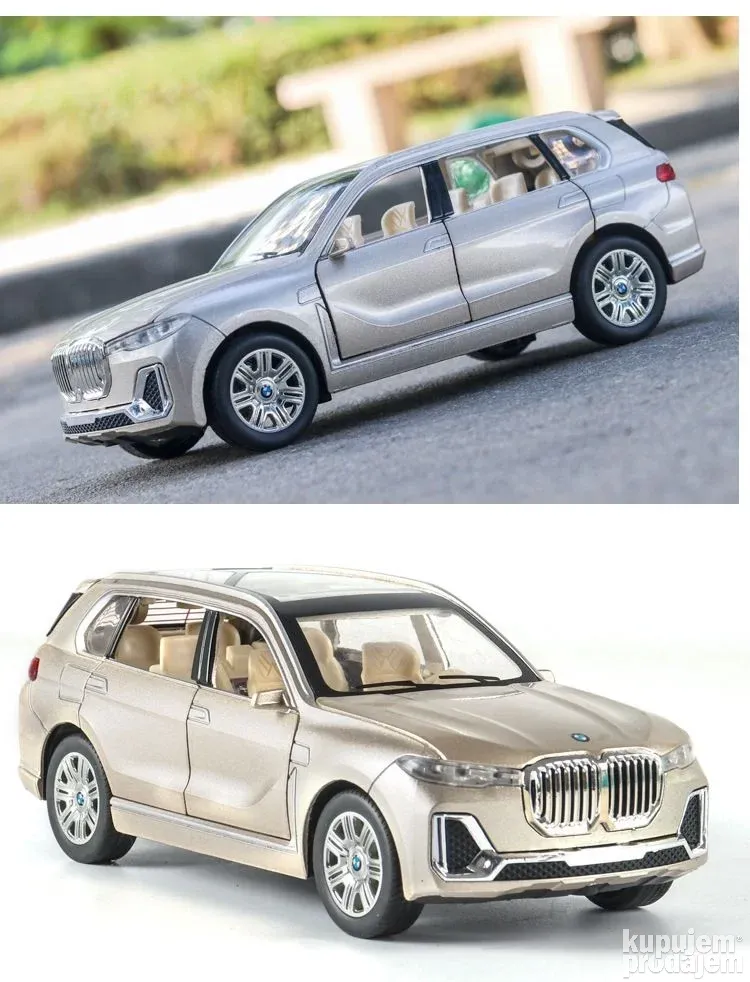 Bmw x7 1/24 zlatni