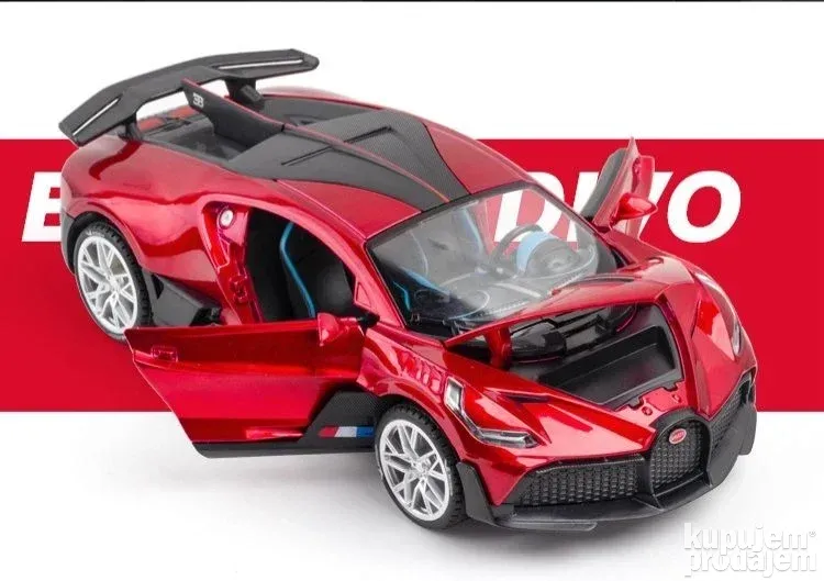 Buggati Divo Metalni Crveni