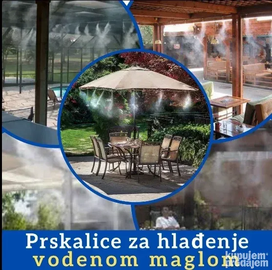 Cooling system - Sistem za hlađenje vodenom maglom, prskalic