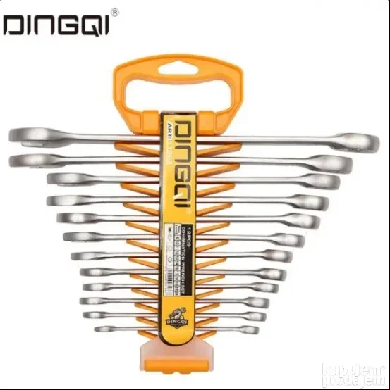DINGQI Ključevi Okasto/Viljuškasti set 12kom