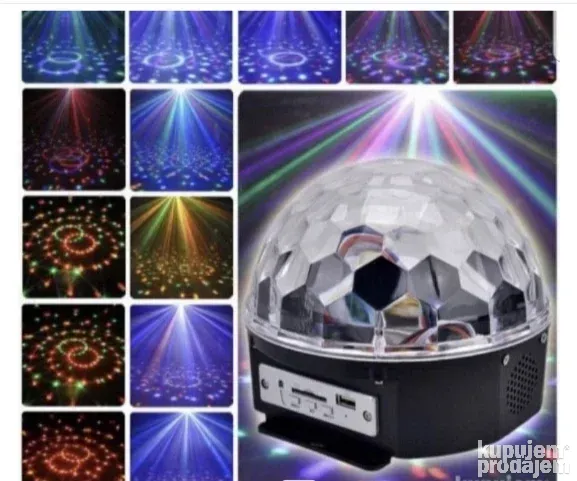 Disko Kugla - Led Rgb Disko Magicna Kugla -