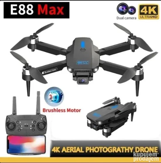 Dron E88 max 4K HD kamera