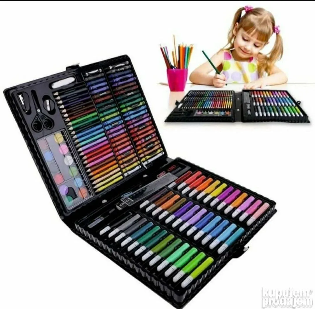 Flomasteri set od 150 delova