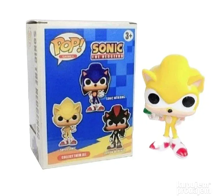 Funko pop Super Sonic sa dijamantom figura