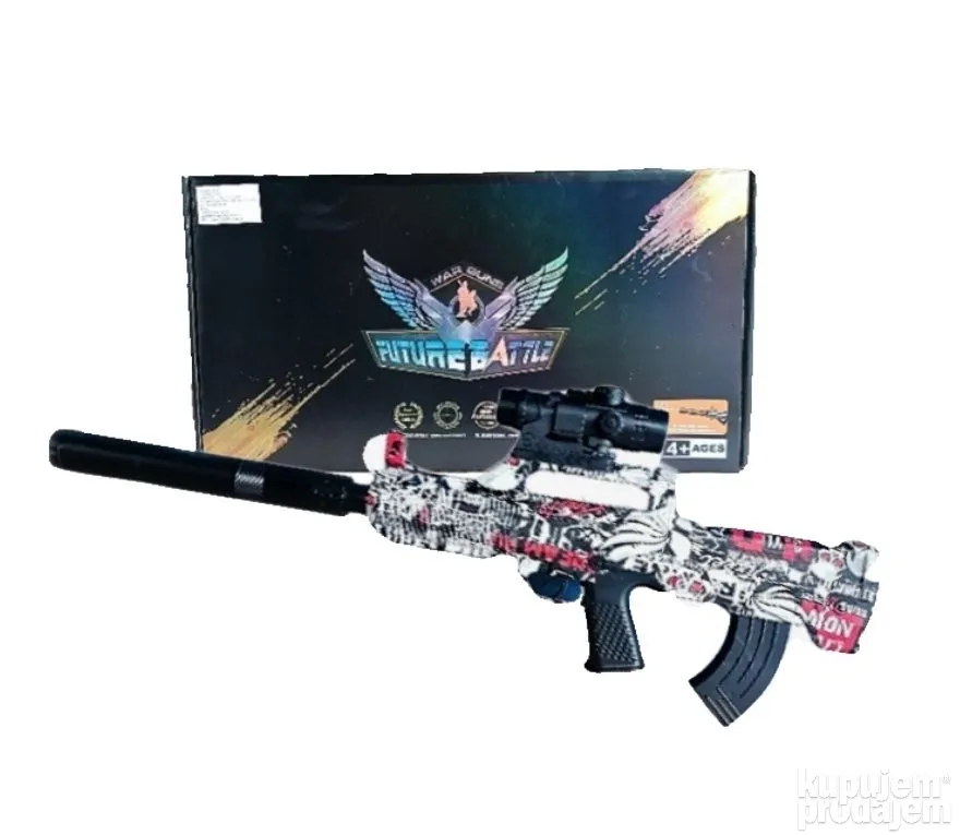 Future Battle električna puška ispaljivač GEL kuglica