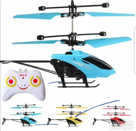Infrared helihopter na daljinsko upravljanje plavi