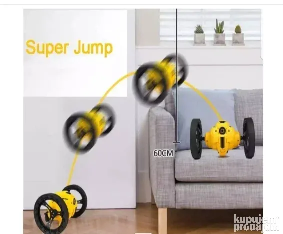 Jumping Car Bounce Car Skakajuci automobil na daljinski
