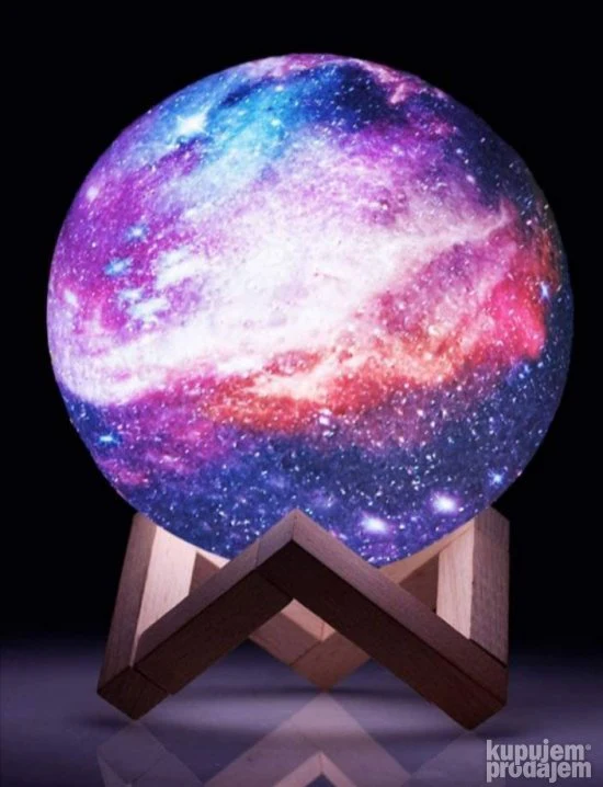 Lampa 3D mesec 16 boja