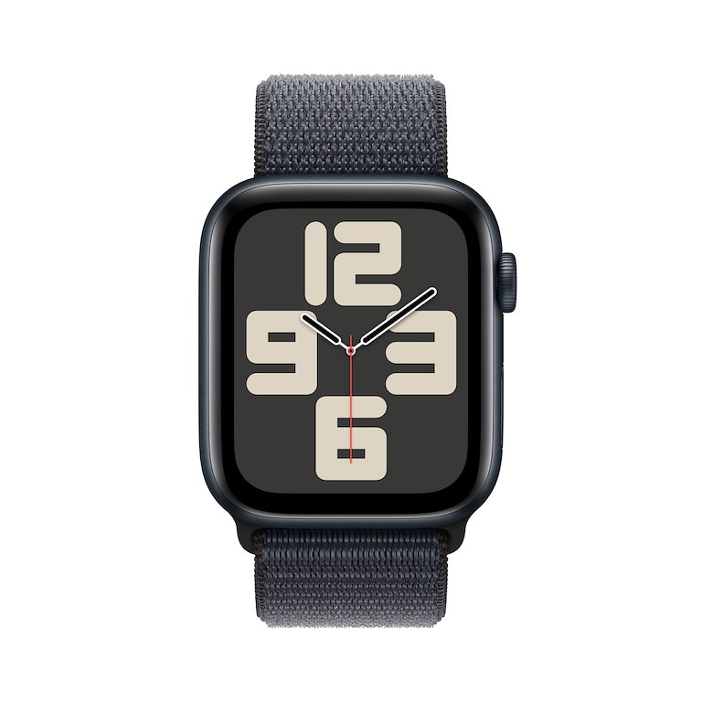 Apple Watch SE GPS 40mm Midnight Aluminium Case with Ink Sport Loop